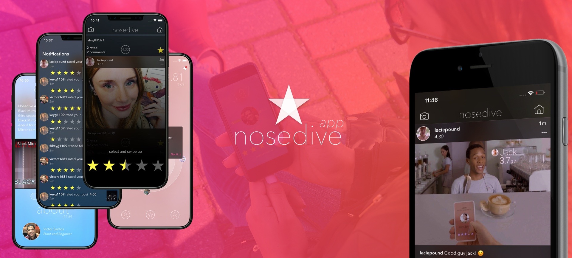Nosedive App - Swift - REST API - Victor Santos : Software Engineer